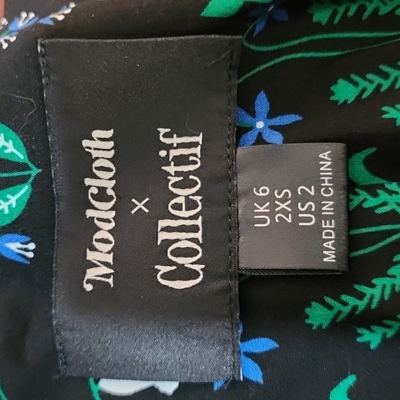 Collectif | Dresses | Modcloth X Collectif Floral Maxi Dress | Poshmark